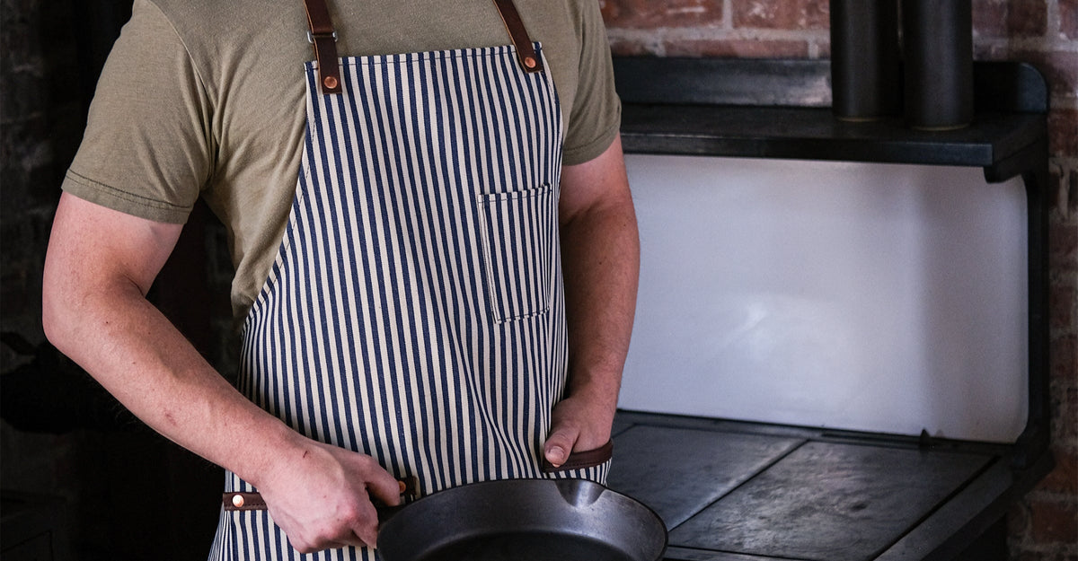 Deadstock Aprons - Striped Denim – Hardmill