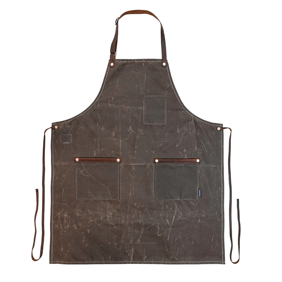 WAXED CANVAS INDUSTRY APRON – Hardmill