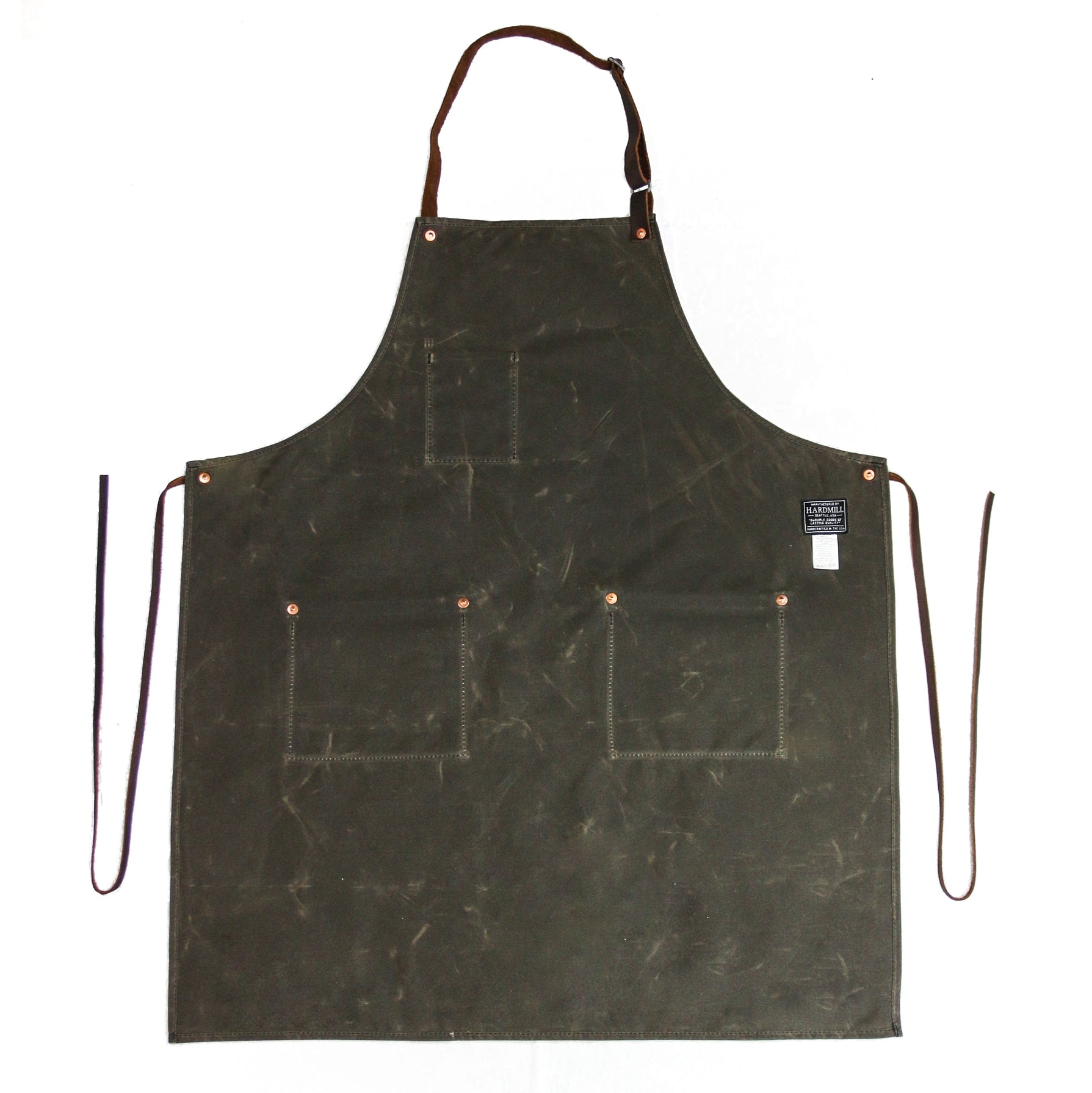 WAXED CANVAS INDUSTRY APRON – Hardmill